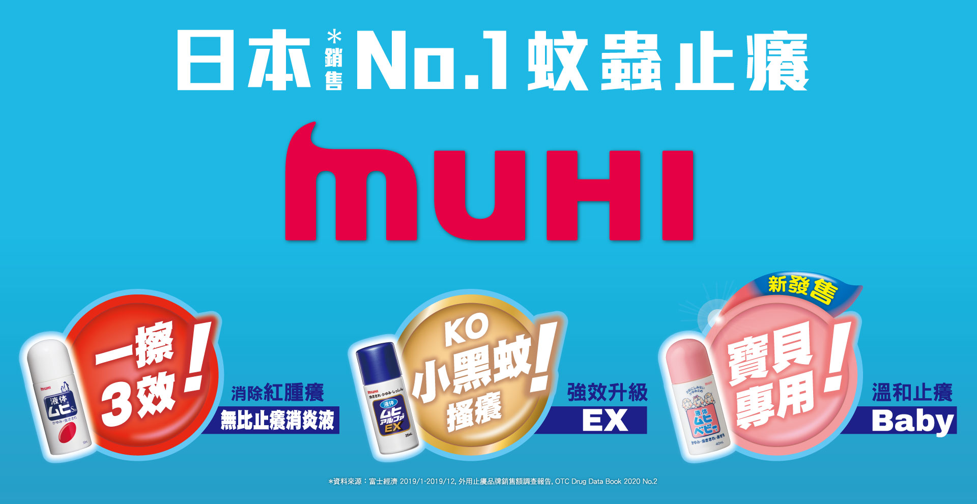 MUHI 無比止癢消炎液 日本熱銷NO.1
